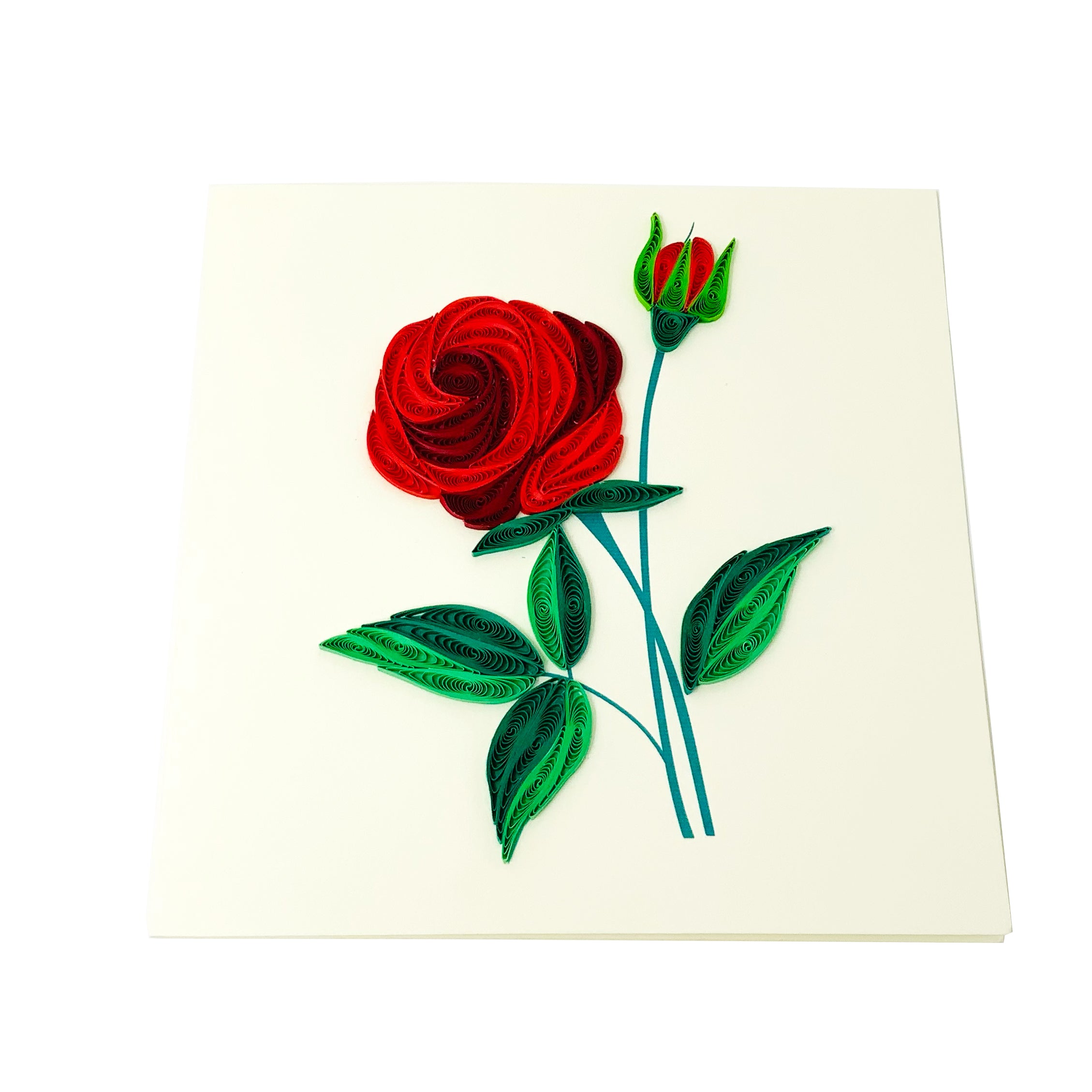 Rose Flower Quilling Card – WOW Pop Up Card