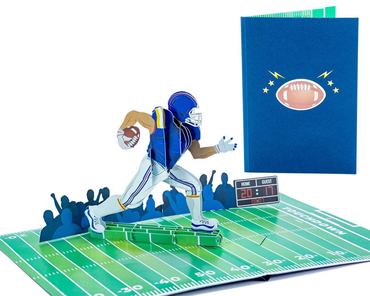 American Football Player - WOW 3D Pop Up Card – WOW Pop Up Card