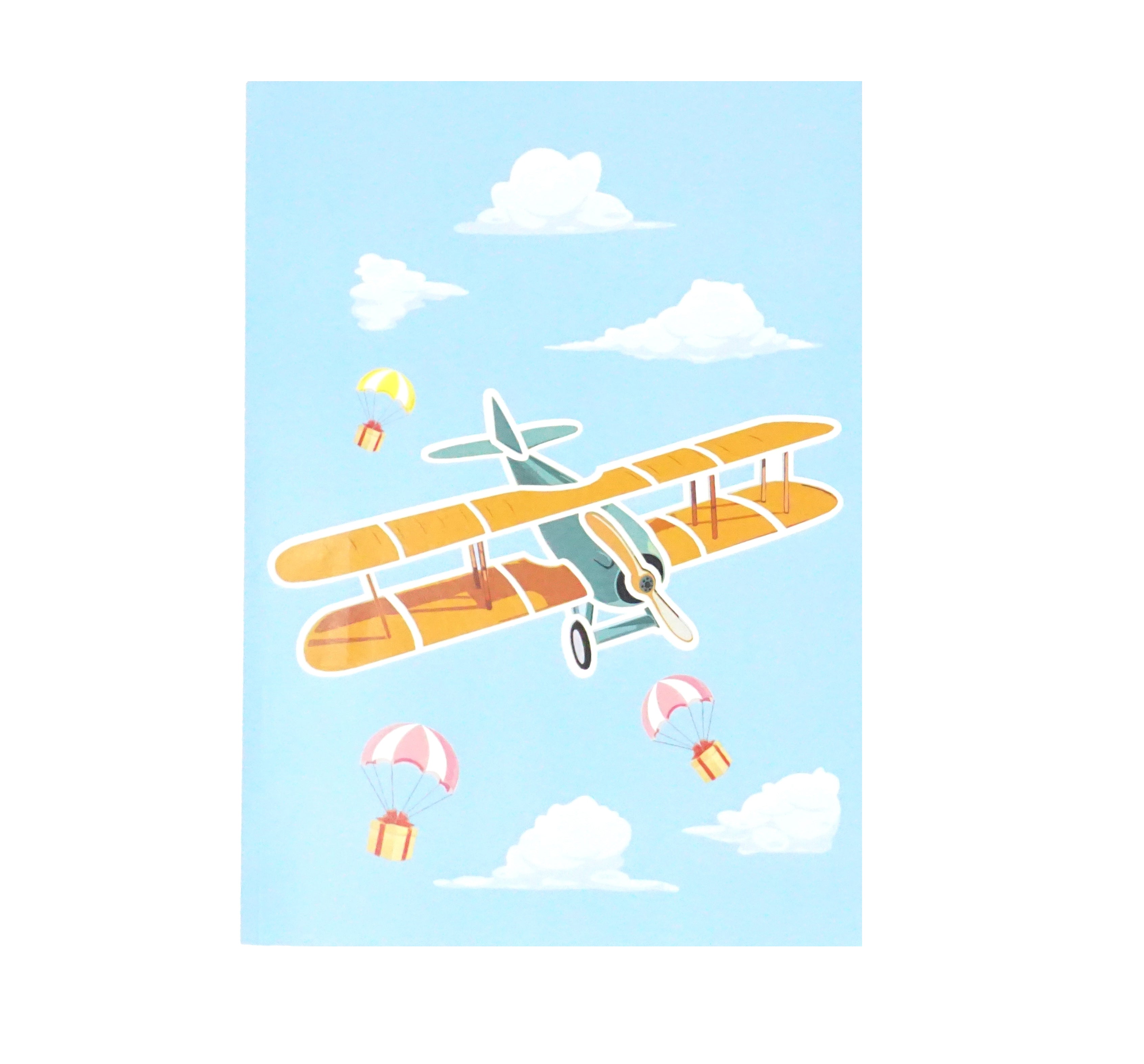 Rainbow Biplane - WOW 3D Pop Up Greeting Card – WOW Pop Up Card