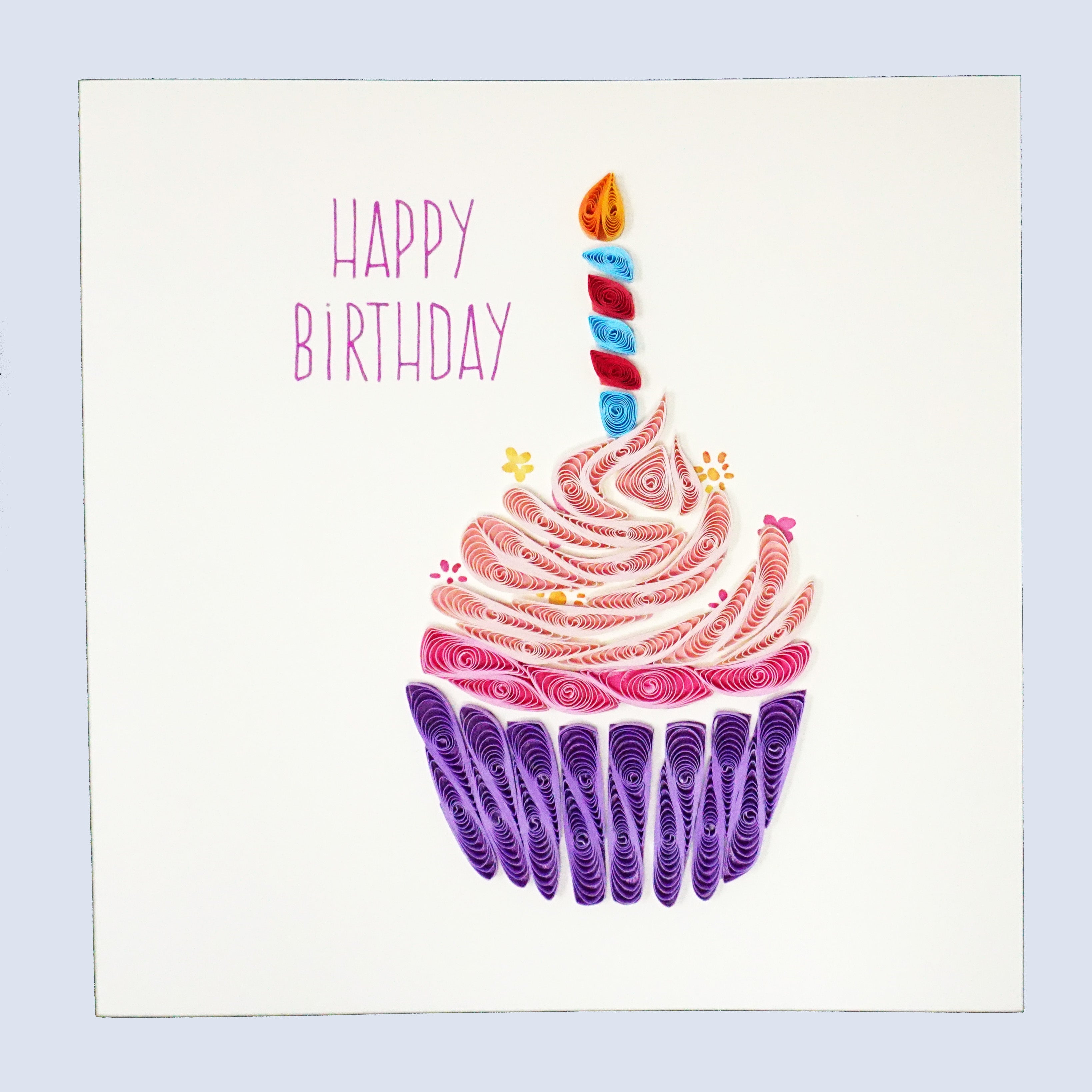 Birthday Cupcake Quilling Card – WOW Pop Up Card