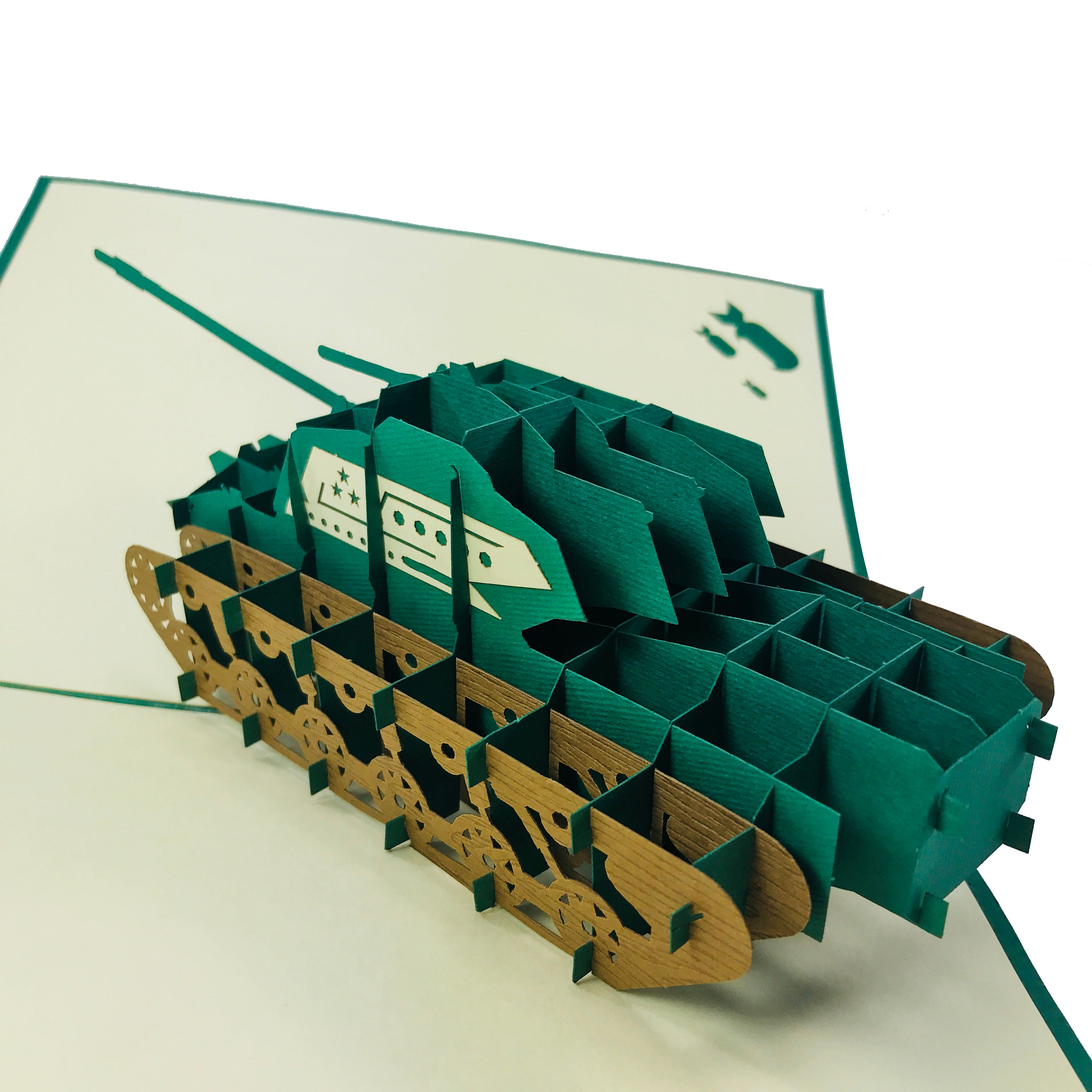 Tank - WOW 3D Pop Up Card – WOW Pop Up Card
